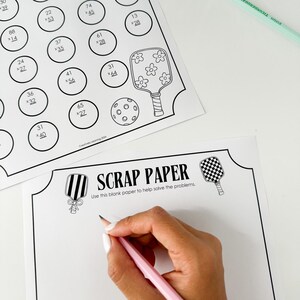 Multiplication Pickleball Worksheets | Printable Independent Math ...