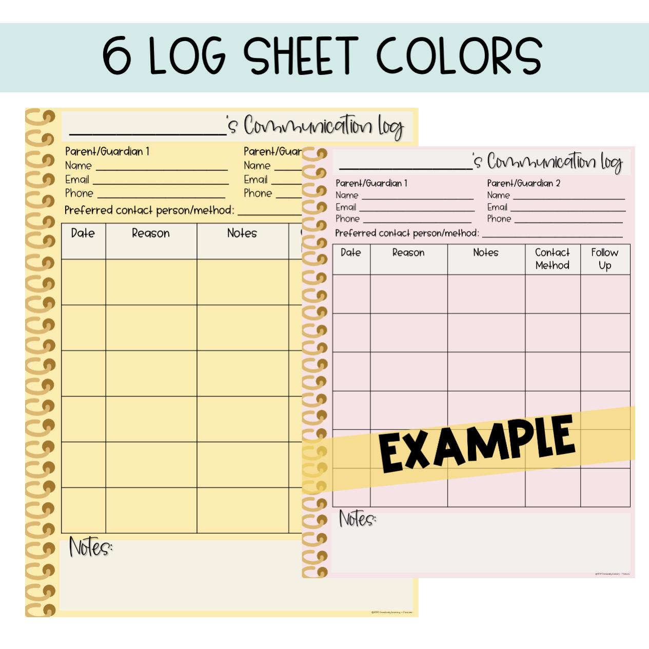 Family Communication Log | Ready to Use, Positive Family Communication ...