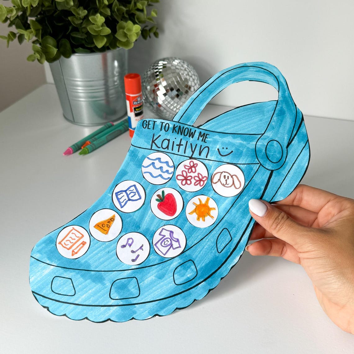 All About Me Croc Craft Activity | Back to School, Get to Know Me ...