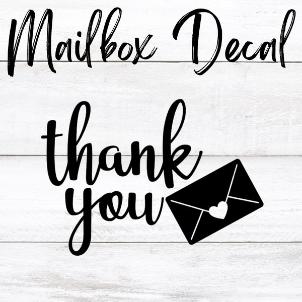 Mailbox Decal - Etsy