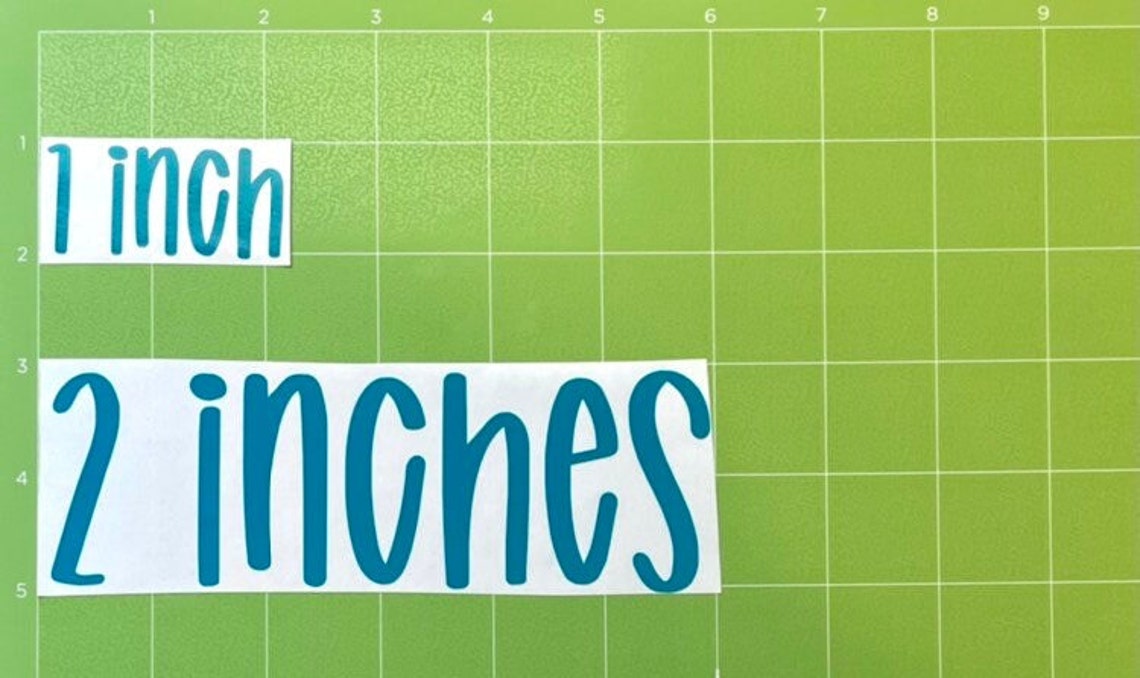 Custom Vinyl Text Decal FREE SHIPPING Choose Your Font - Etsy