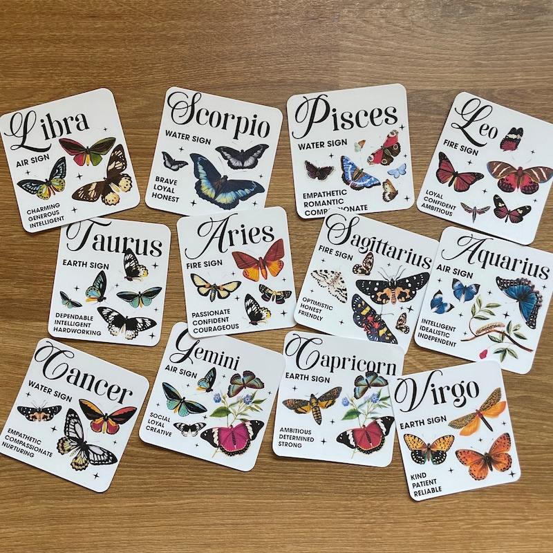 Zodiac Stickers - Etsy
