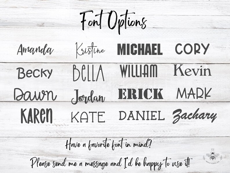 Flower Name Decal - Flower Sticker for Tumblers, Laptops, Cars, Etc! - Etsy