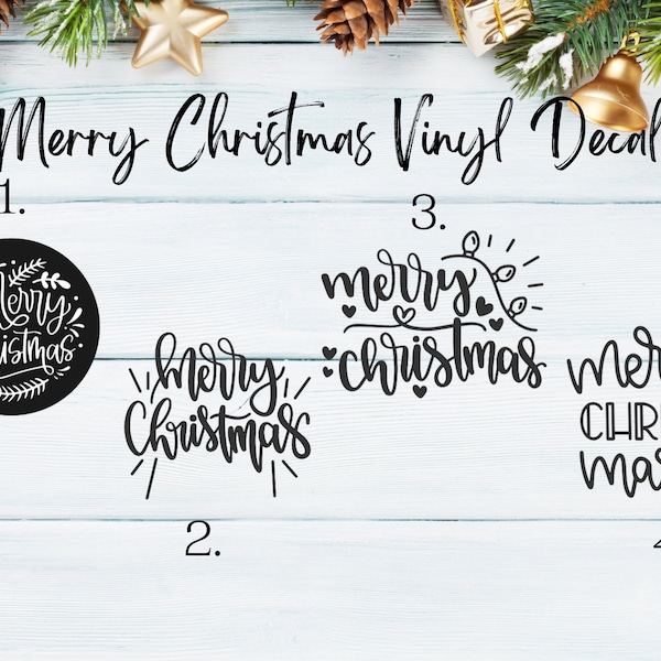 Christmas Decal - Etsy