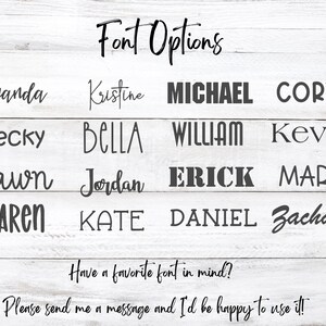 Custom Vinyl Text Decal FREE SHIPPING Choose Your Font - Etsy