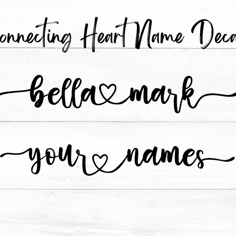 Heart Wall Decal - Etsy