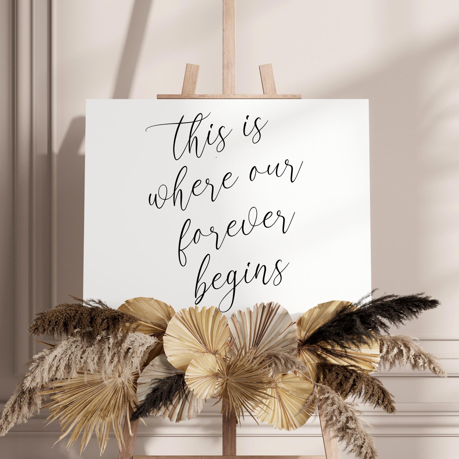 This is Where Our Forever Begins Vinyl Decal - Wedding Decal for ...