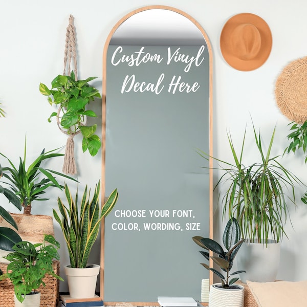 Custom Mirror Decals Wedding Sign - Etsy