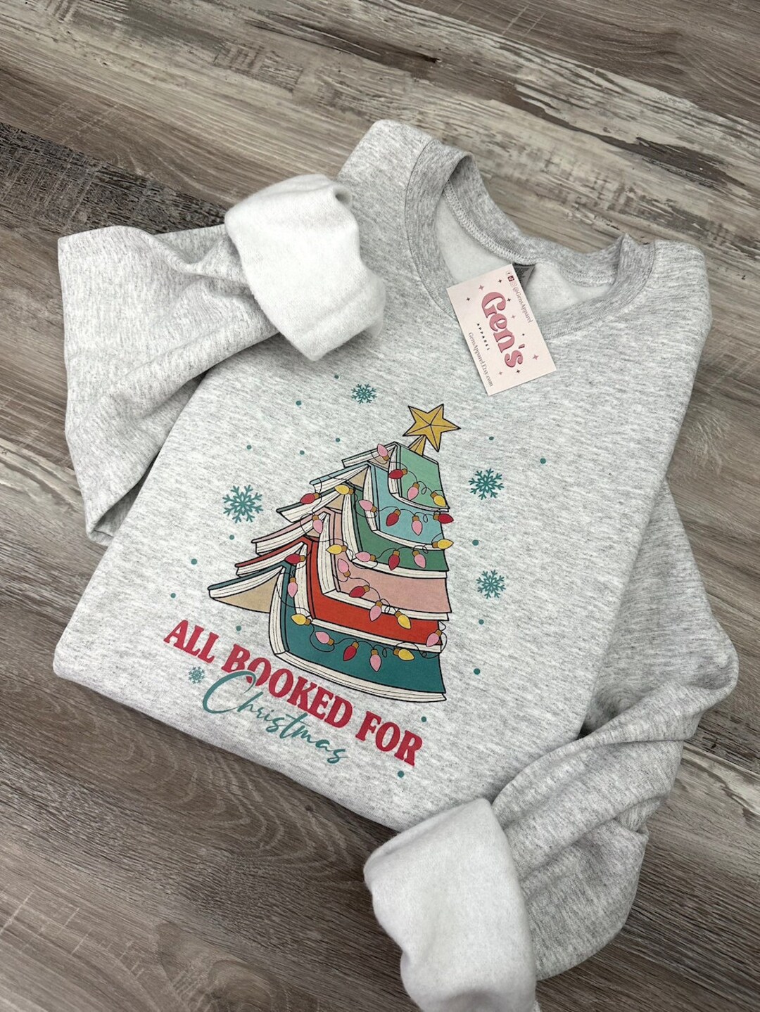 All Booked for Christmas Shirt Gift for Librarian,bookworm Christmas ...