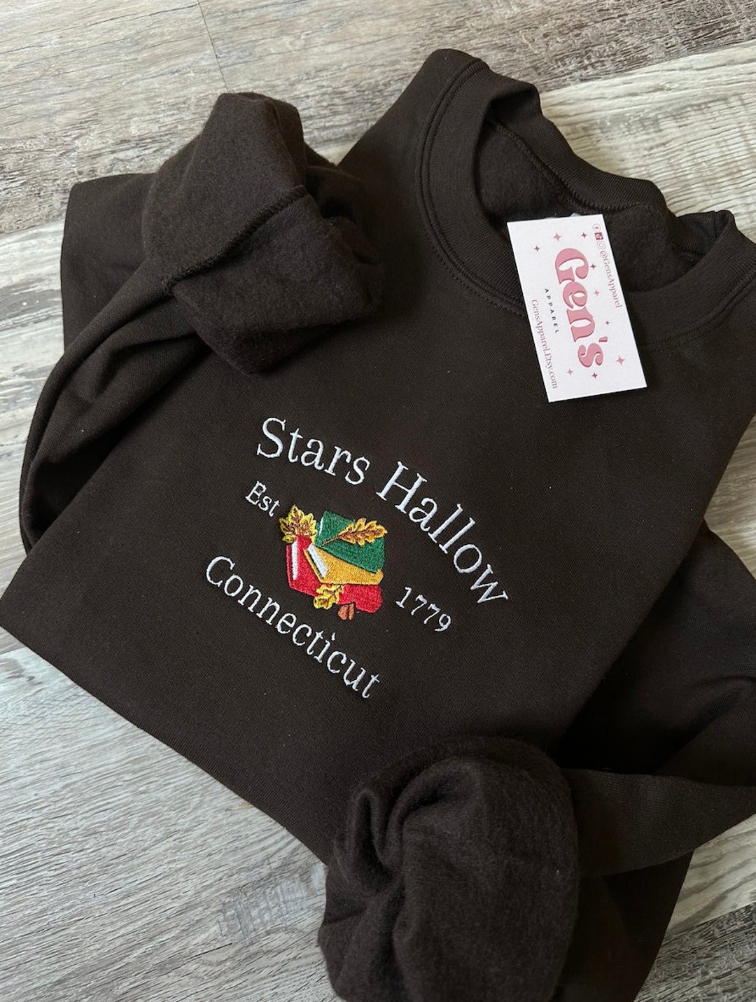 Stars Hollow Connecticut Embroidered Sweatshirt, Gilmore Girls ...