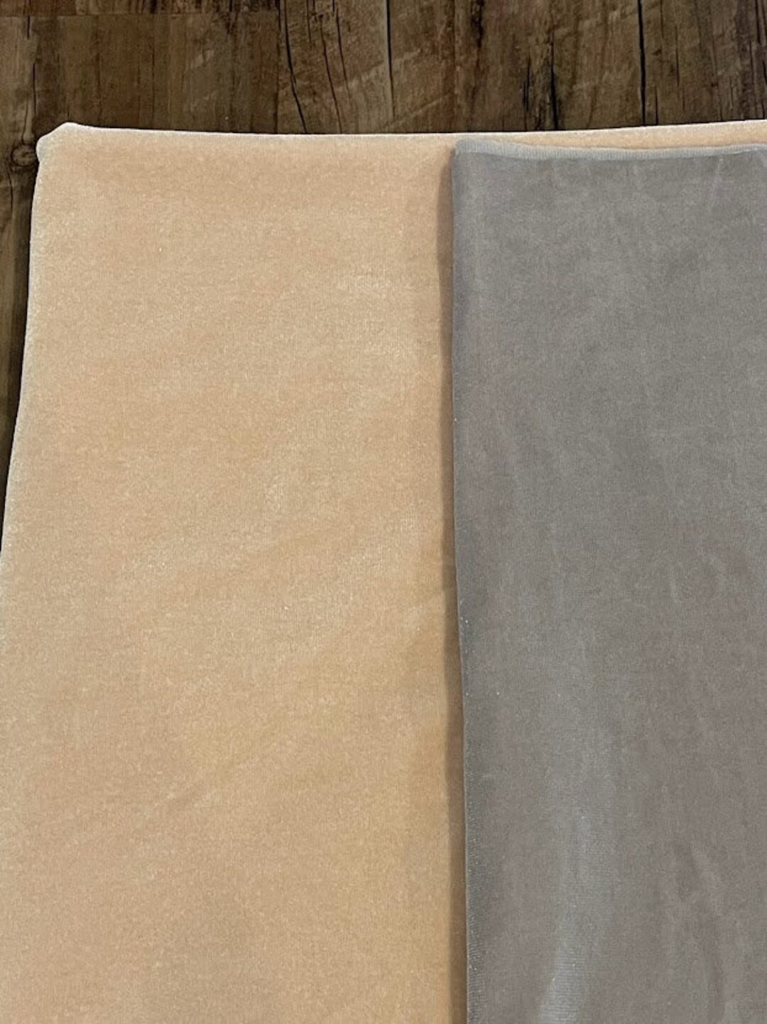 Velvet Stretch Fabric Cream Velvet Fabric Velvet Gray - Etsy