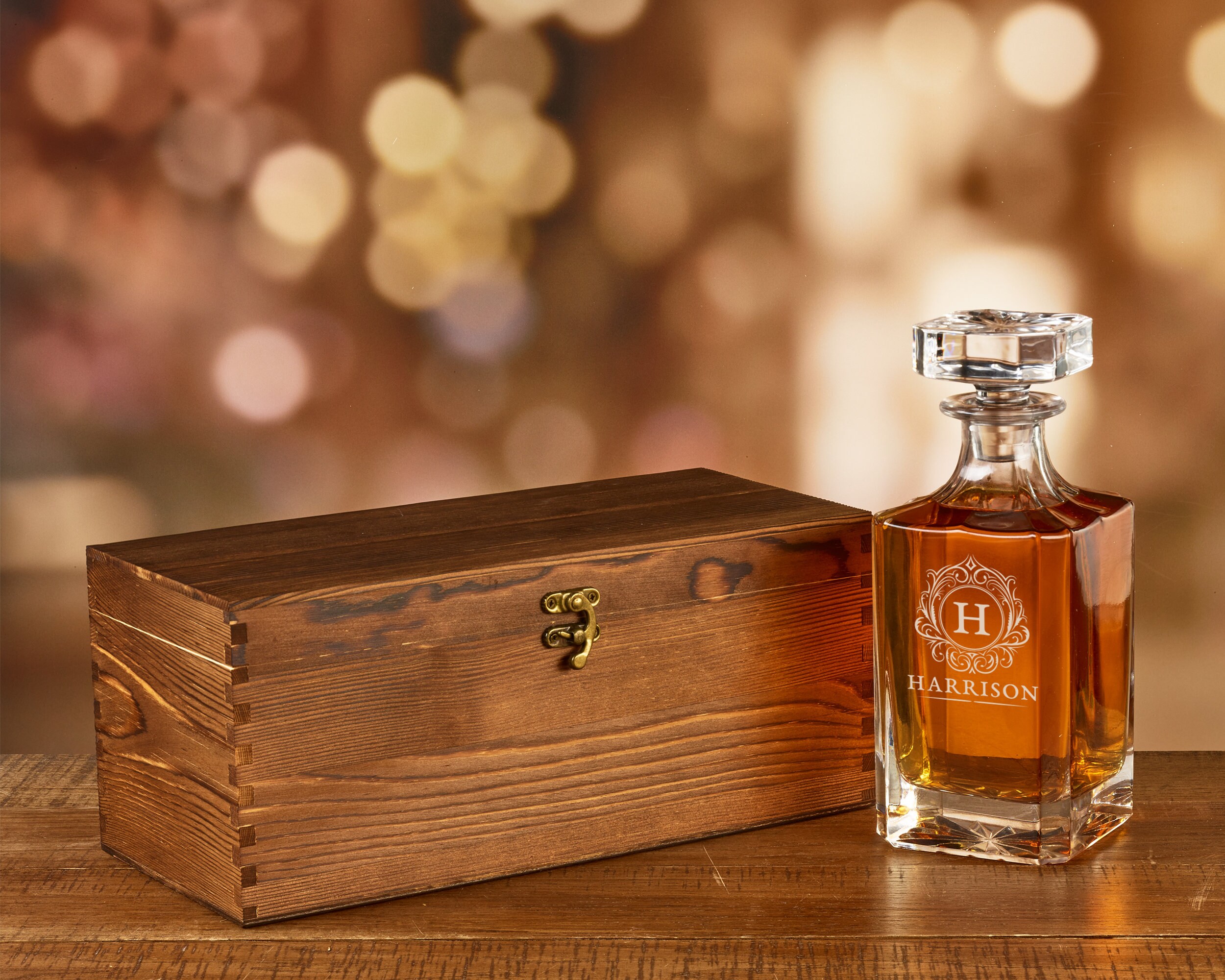 Personalized Whiskey Decanter Custom Bourbon Decanter - Etsy