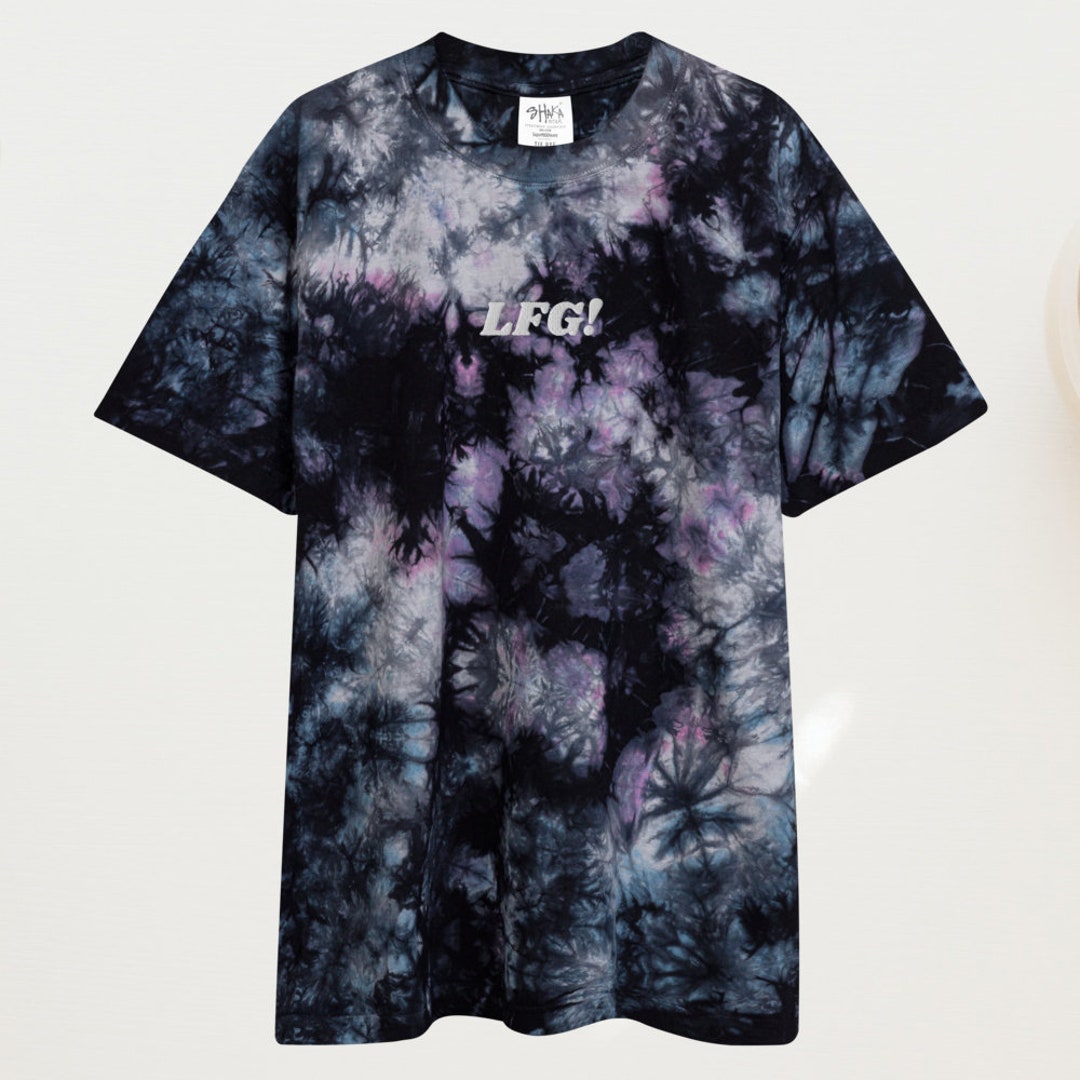 LFG! Oversized Tie-dye Shirt - Etsy Canada