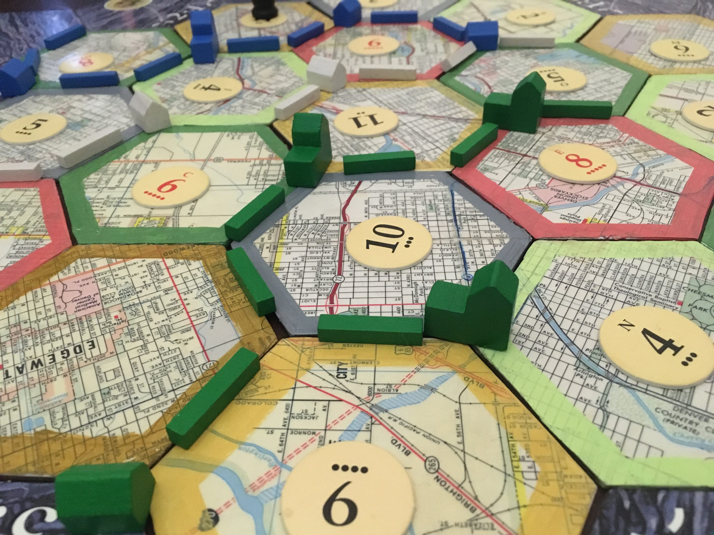 Custom Board Game Map Hexagons -- Play Your Favorite Game With Pieces ...