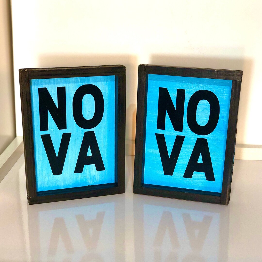 Villanova Nova Sign Villanova Dorm Decor Villanova Wildcats Villanova ...