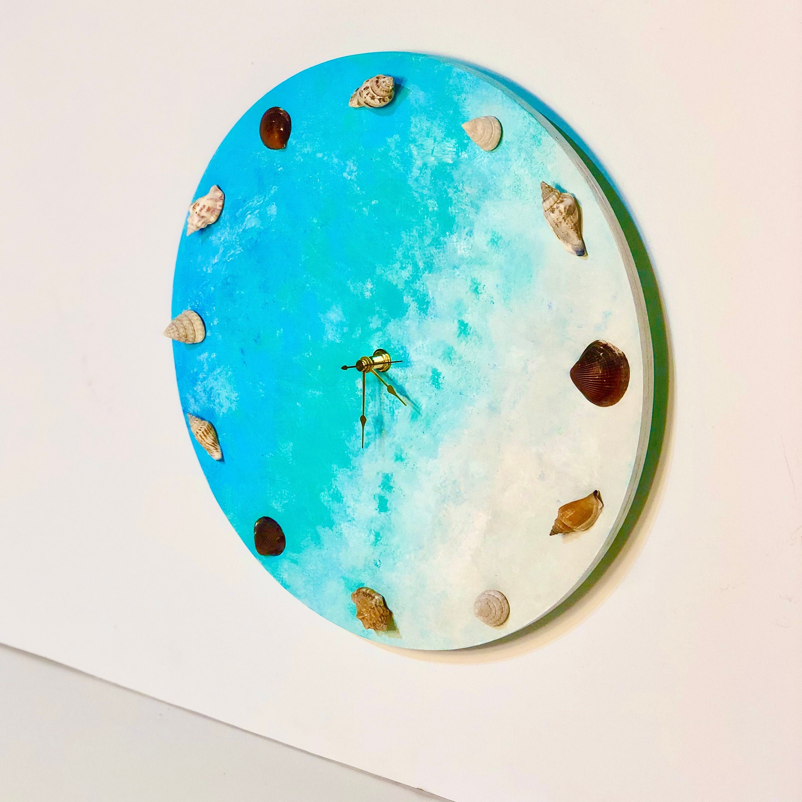 Beach Clock | Summer Clock | Beach House Decor | Beach House Clock ...