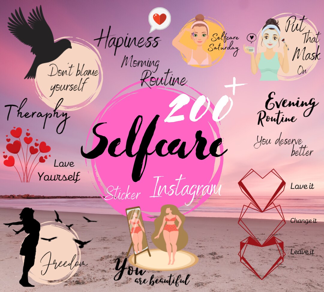 Self Care Healing Self Love Selfcare Sticker Bundle Woman Empowerment ...