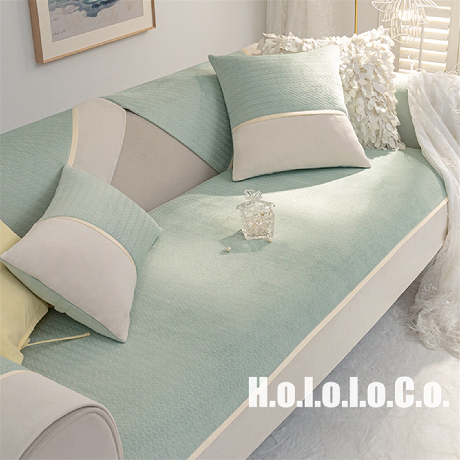 Soft Plush Sofa Coversoft Minimalist Non-slip Washable - Etsy