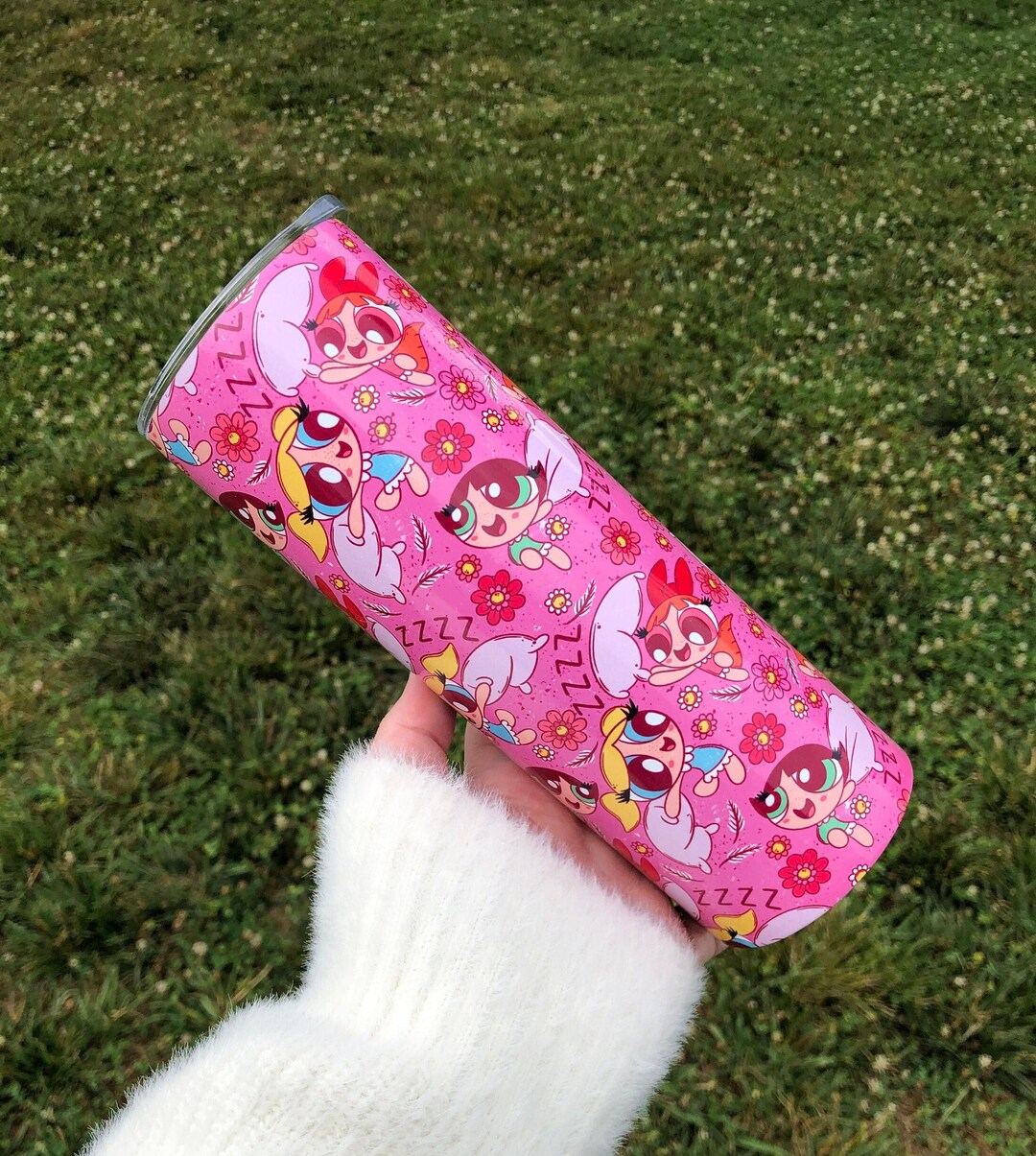 Powerpuff Pink Dreams Stainless Steel Tumbler - Etsy