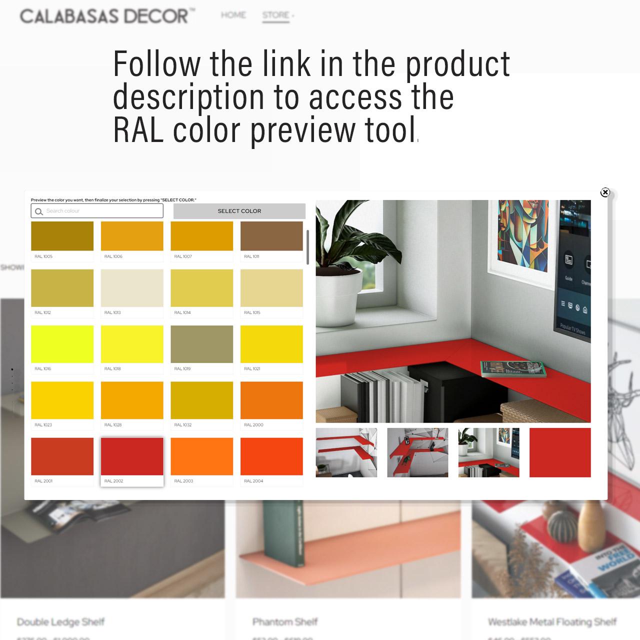 Powder Coat RAL Colors Custom - Etsy