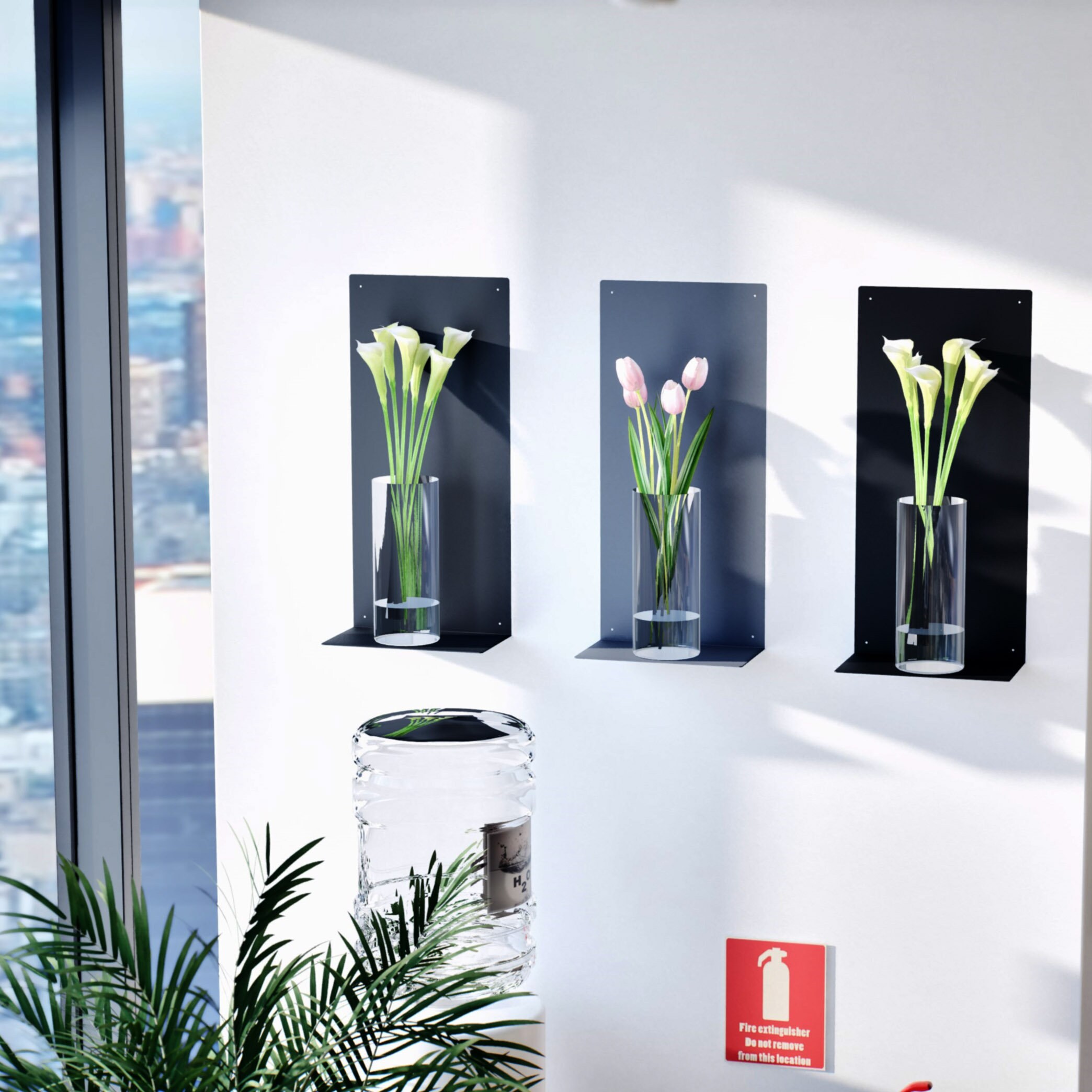 Custom Skyscraper Metal Floating Shelf Elevate Your Space With Vertical ...