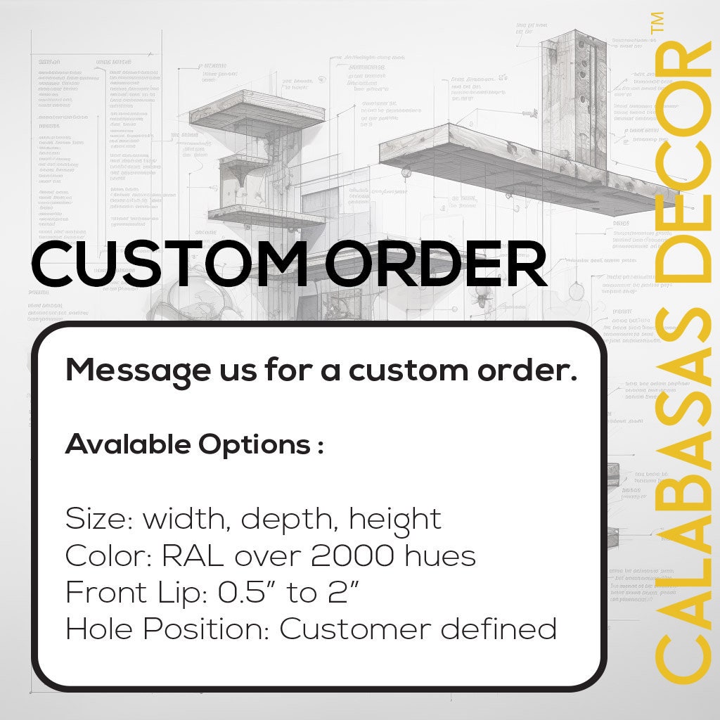 Custom Skyscraper Metal Floating Shelf Elevate Your Space With Vertical ...