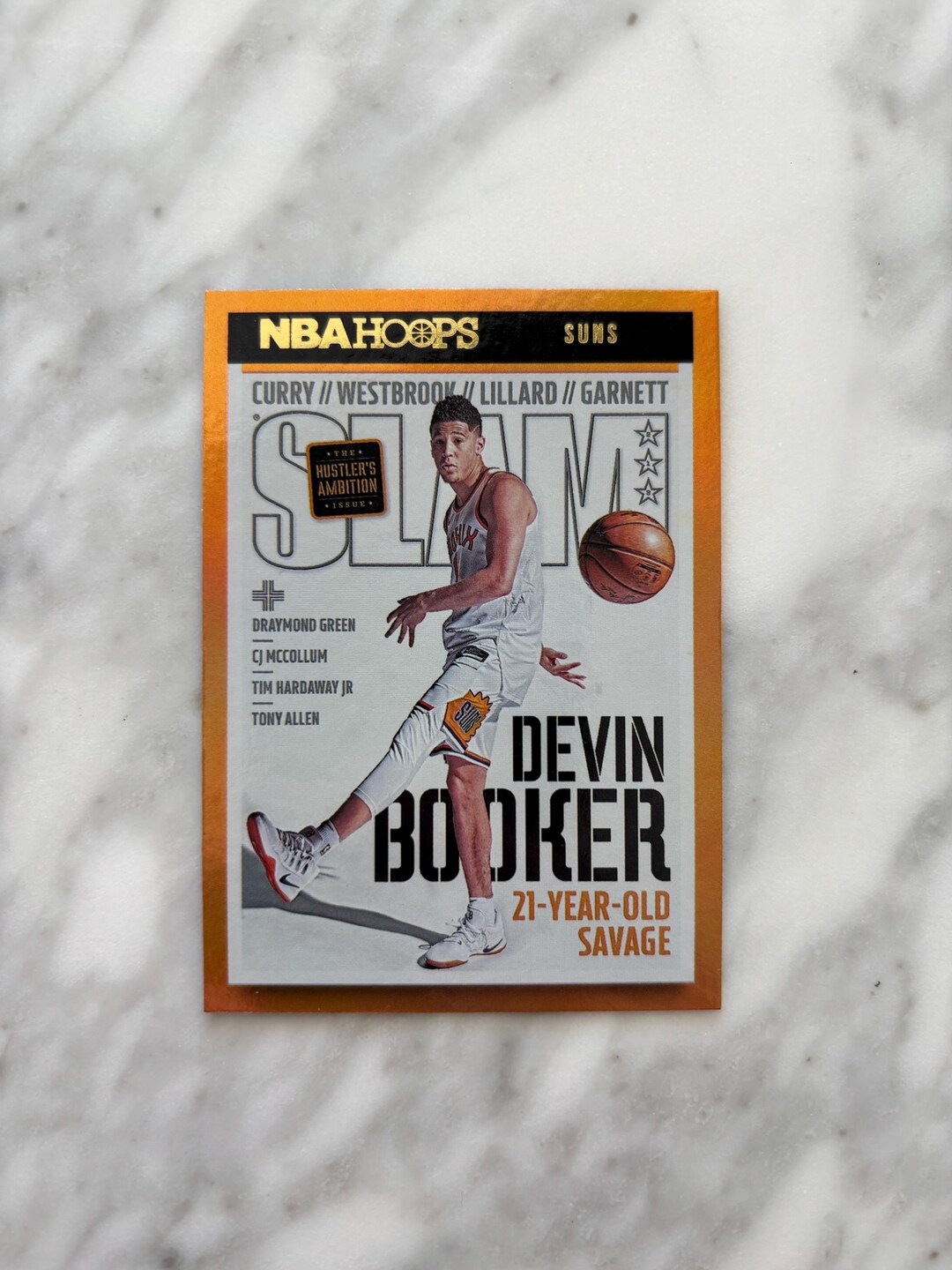 Devin Booker SLAM HOLO Phoenix Suns NBA Hoops - Etsy