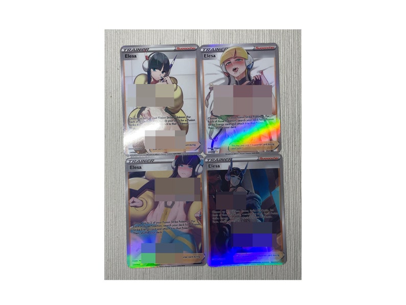 ELESA CUSTOM Sexy Pokemon Card Proxy Fan Card Orica TCG Hentai | Etsy ELESA CUSTOM Sexy Pokemon Card Proxy Fan Card Orica TCG Hentai | Etsy