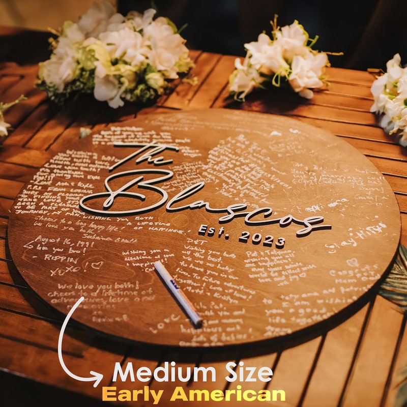 Rustic Guest Book - Etsy