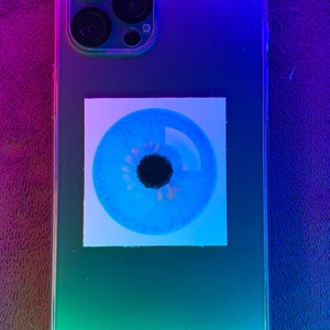 Eye Sticker, Blue Eye Sticker, Trendy Stickers, Eye Laptop Sticker, Eye ...