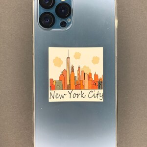 NYC Sticker, New York City Sticker, Trendy Stickers, NYC Laptop Sticker ...