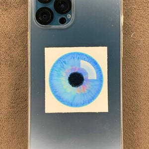 Eye Sticker, Blue Eye Sticker, Trendy Stickers, Eye Laptop Sticker, Eye ...