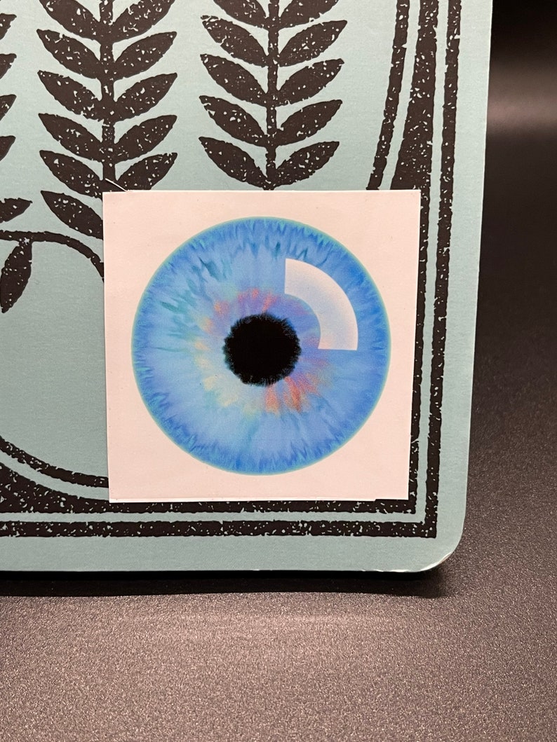 Eye Sticker, Blue Eye Sticker, Trendy Stickers, Eye Laptop Sticker, Eye ...