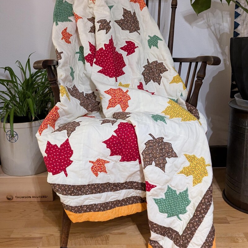 Autumn Leaves Quilt - Etsy