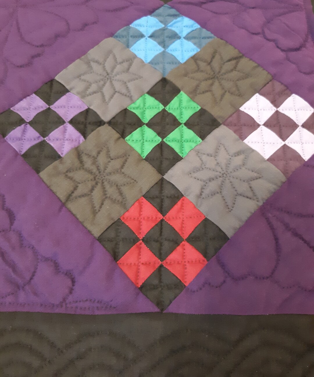 Amish Nine-patch Quilt - Etsy