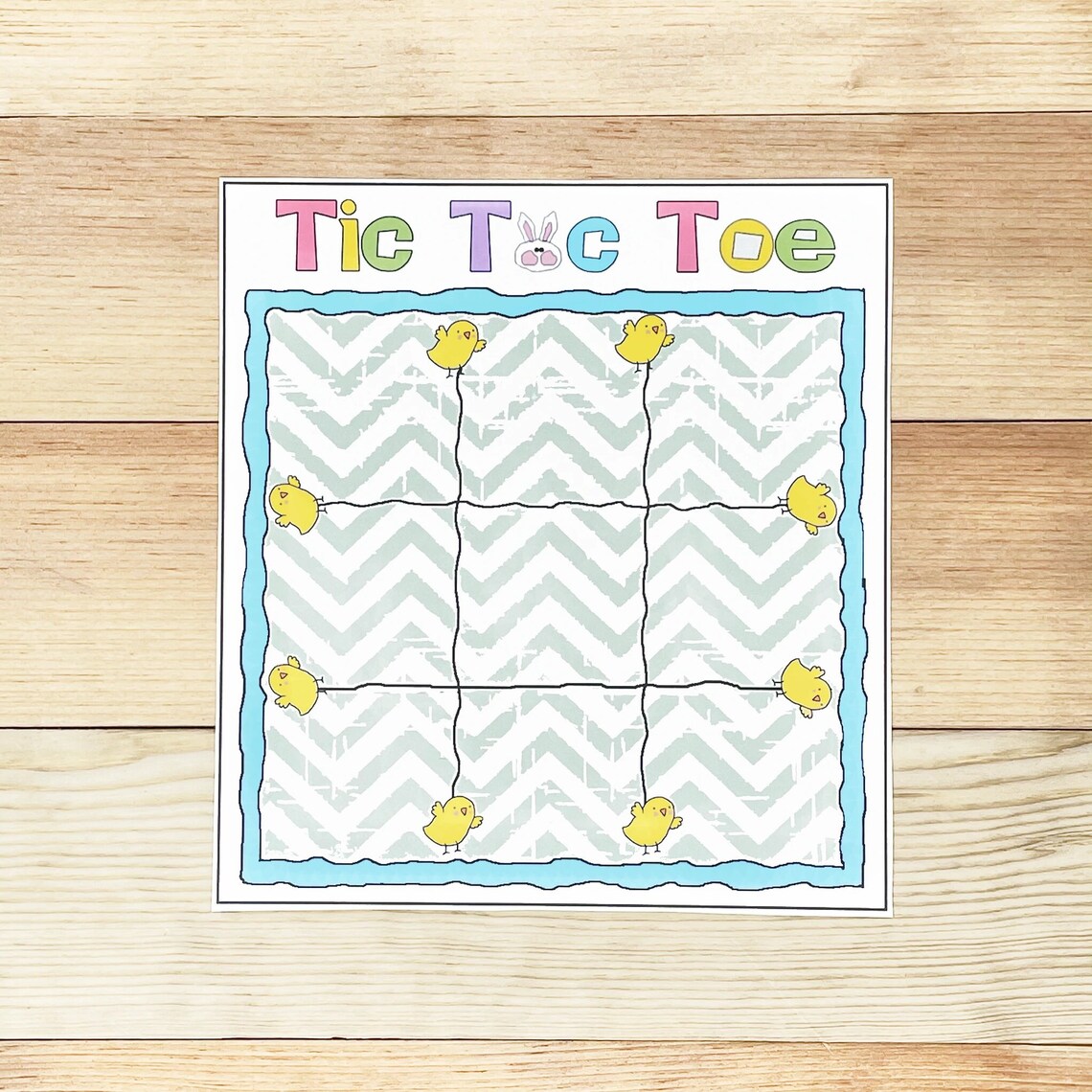 PRINTABLE Easter Game "tic Tac Toe" (printable Easter Activity for Kids ...