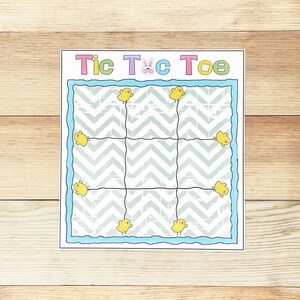 PRINTABLE Easter Game "tic Tac Toe" (printable Easter Activity for Kids ...