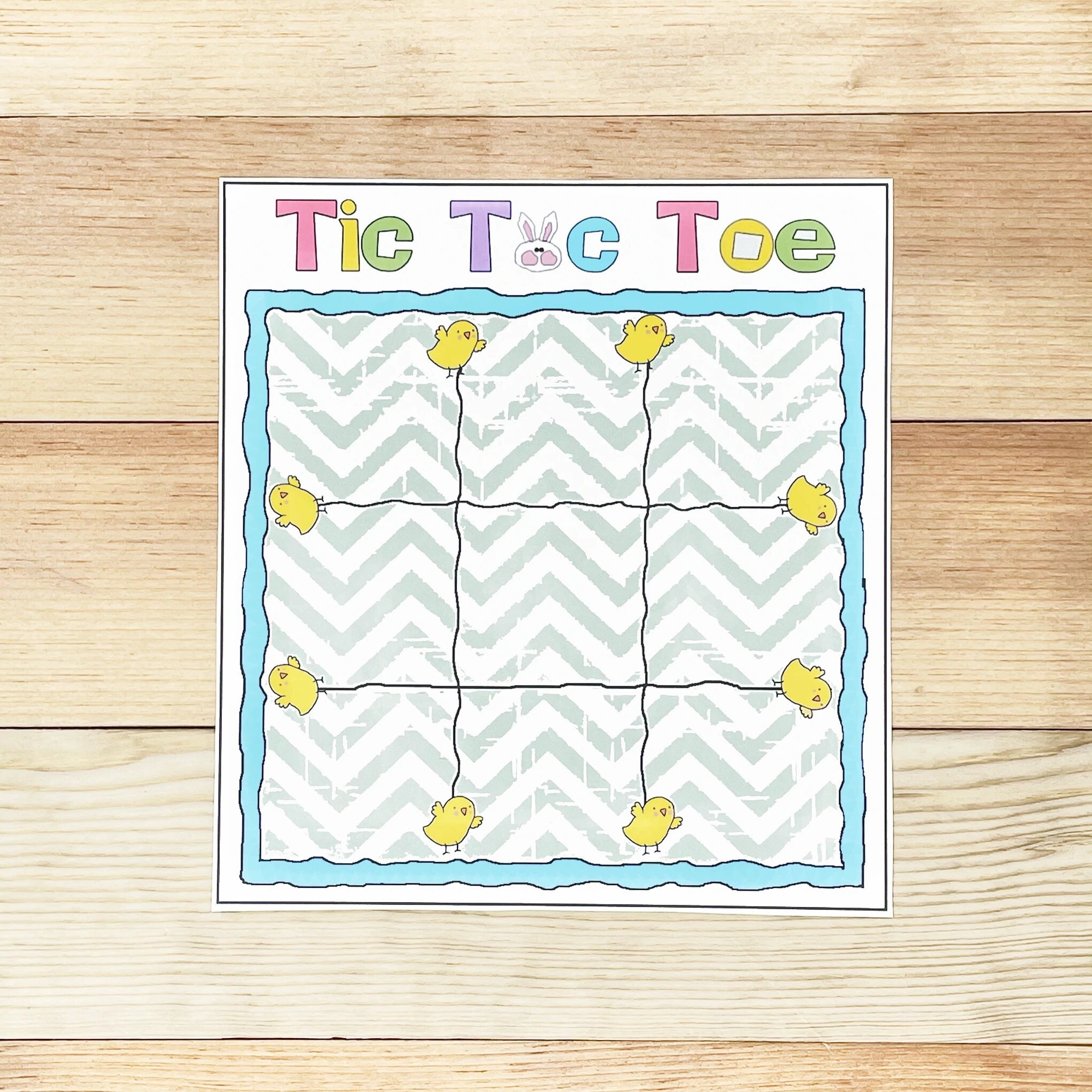 PRINTABLE Easter Game "tic Tac Toe" (printable Easter Activity for Kids ...