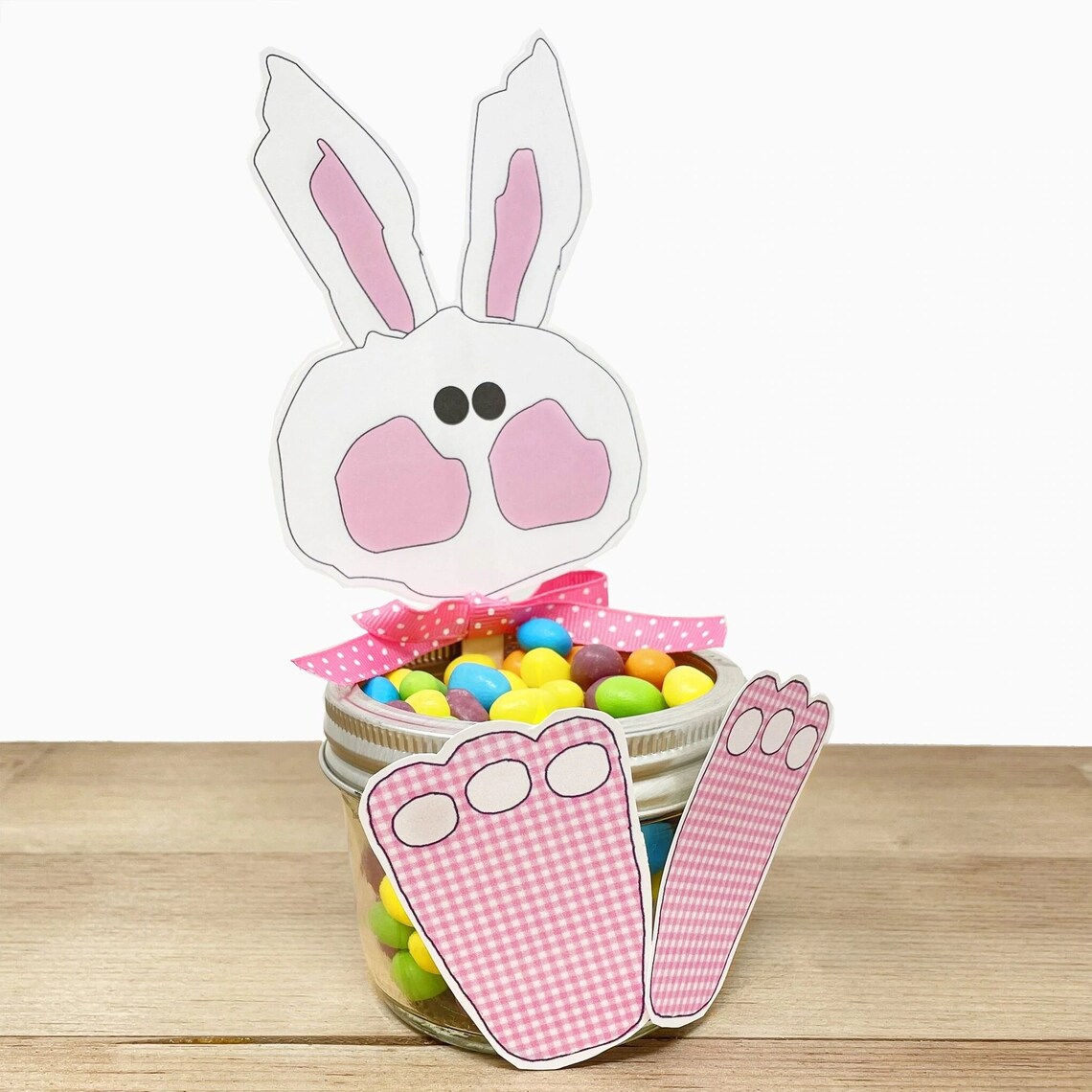 PRINTABLE Easter Party Favor "easter Bunny" (printable Easter Party ...