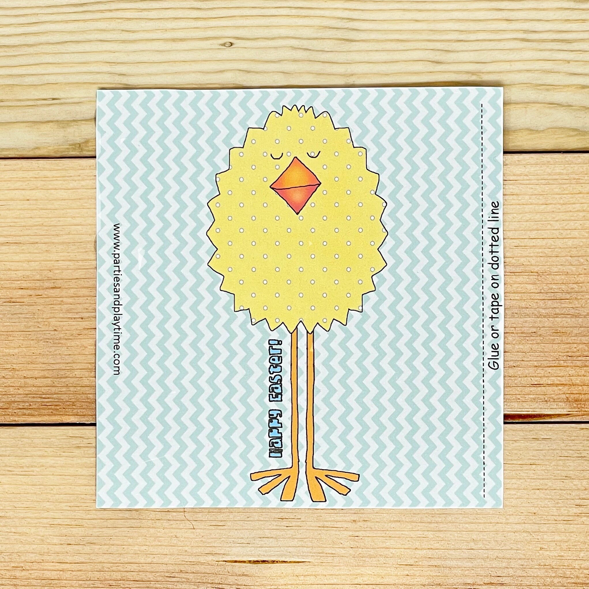 PRINTABLE Easter Treat Label "fluffy Chick" (printable Easter Treat ...