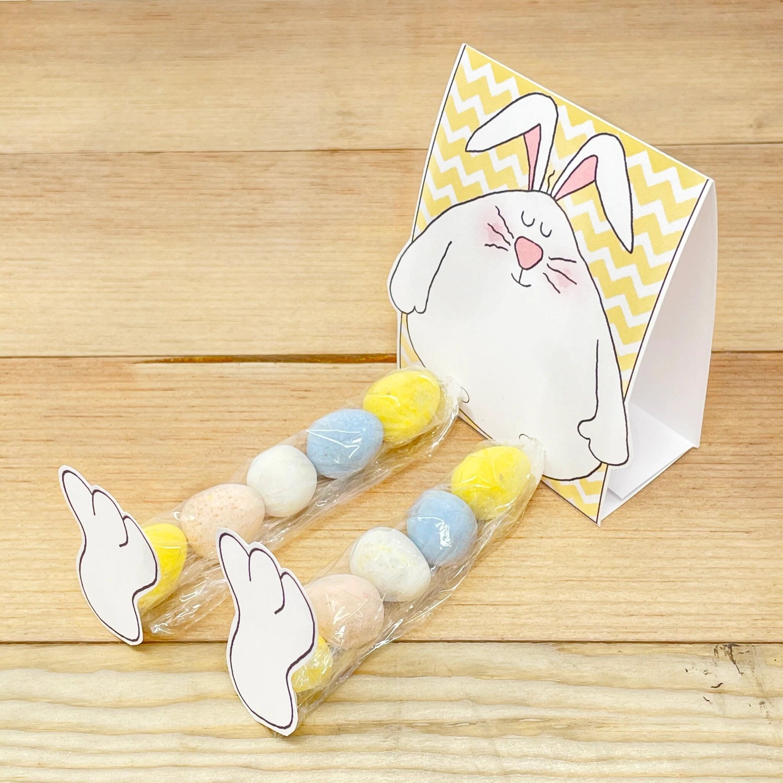 PRINTABLE Easter Treat Label "fat Bunny" (printable Easter Treat Label ...