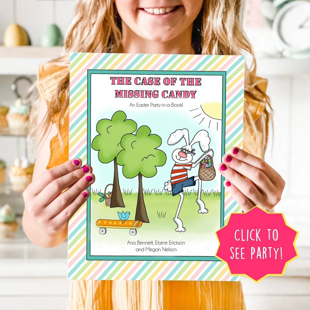 PRINTABLE Easter Party-in-a-book™ "the Case of the Missing Candy ...