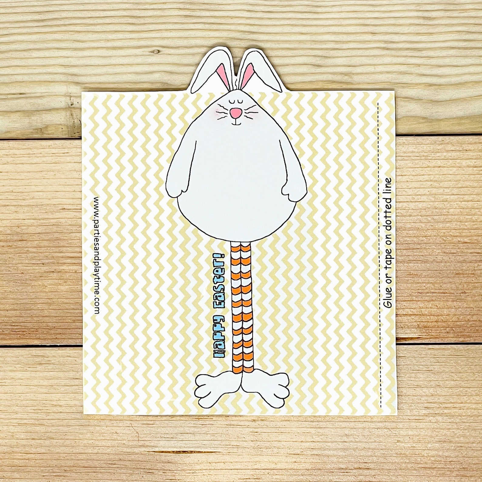 PRINTABLE Easter Treat Label "fat Bunny" (printable Easter Treat Label ...