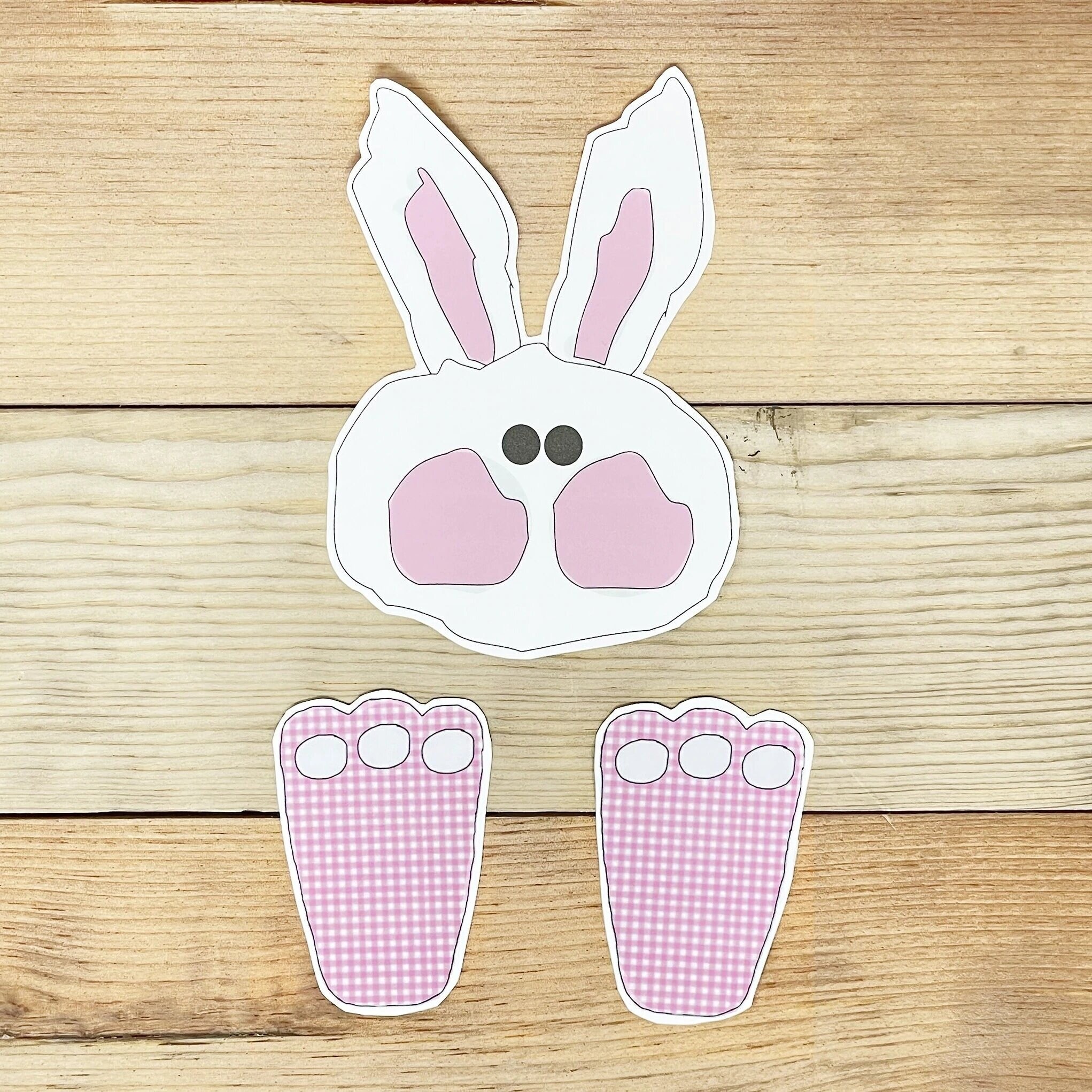PRINTABLE Easter Party Favor "easter Bunny" (printable Easter Party ...