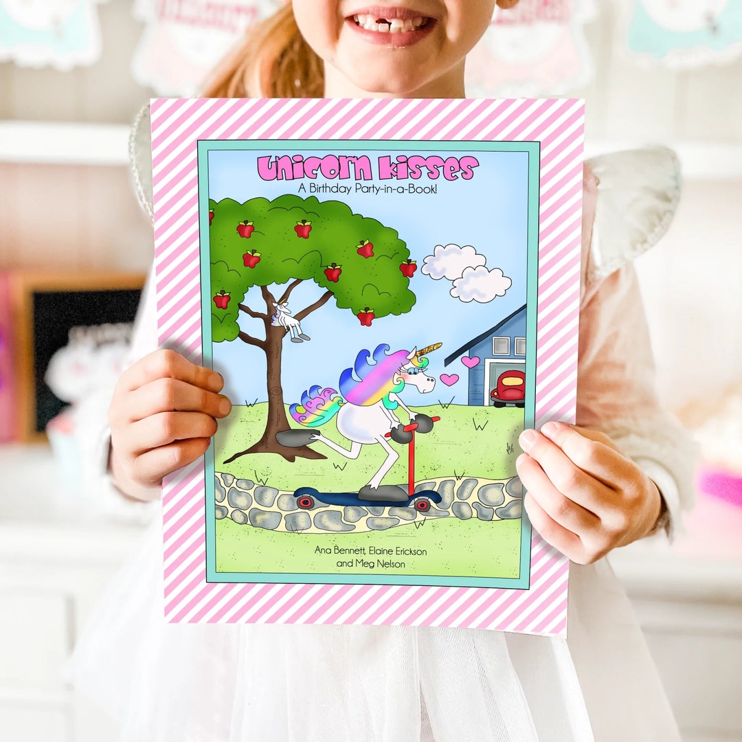 PRINTABLE Unicorn Birthday Party-in-a-book™ "unicorn Kisses" (magical ...