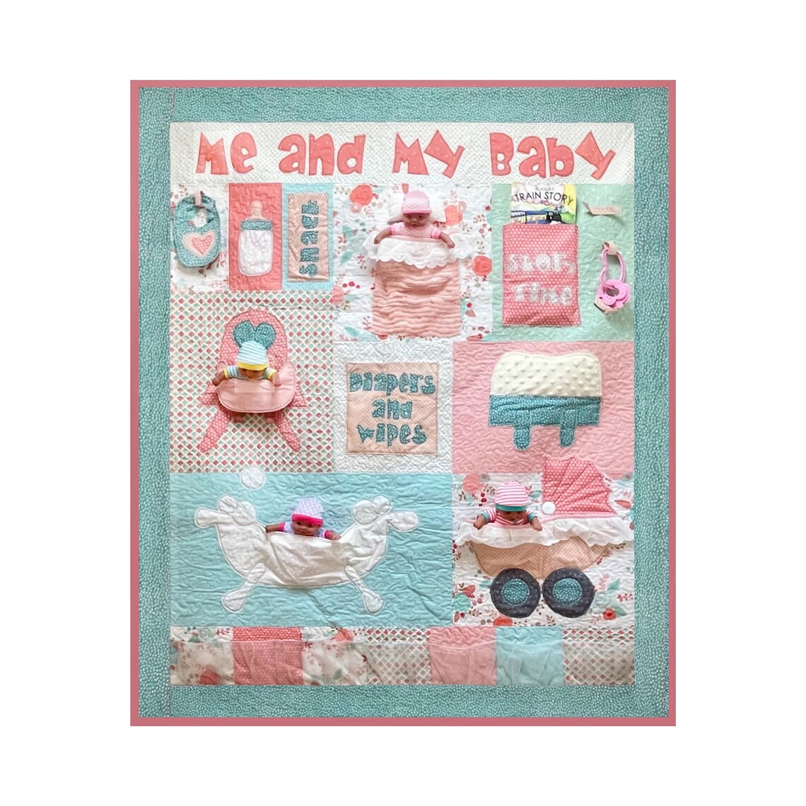 Baby Doll Kid's Quilt Pattern "me and My Baby" (baby Doll Quilt for ...