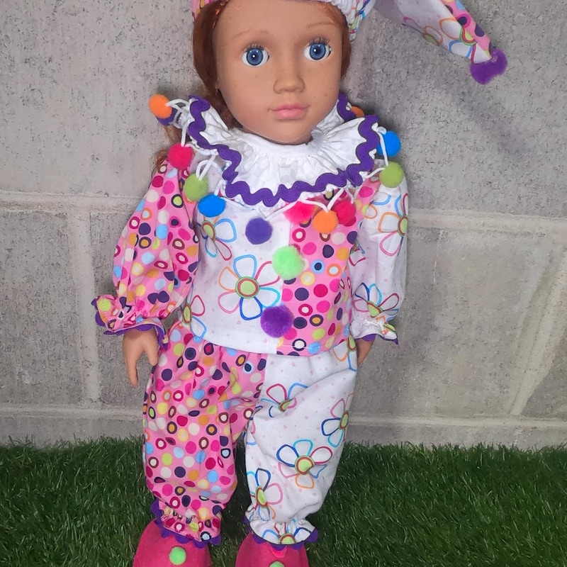 Pink Purple Clown Costume - Etsy