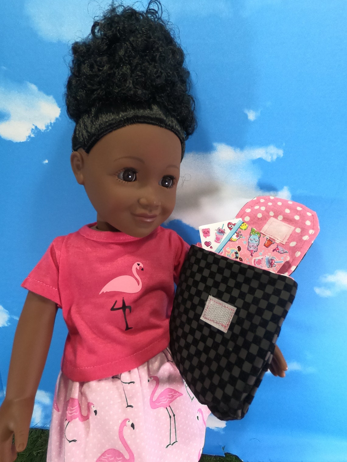 18-inch Back to School Flamingos Complete With Pink Shoes - Etsy