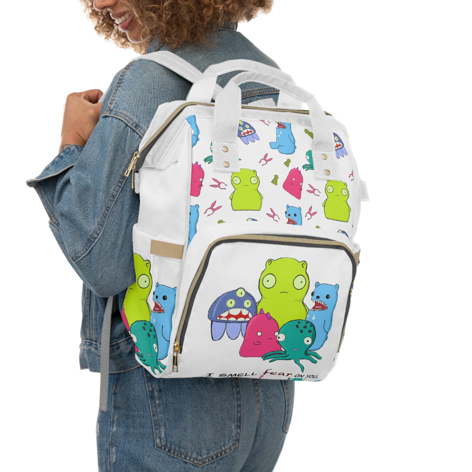 Kuchi Kopi Bobs Burgers Backpack Diaper Bag, Louis Belcher Bag ...