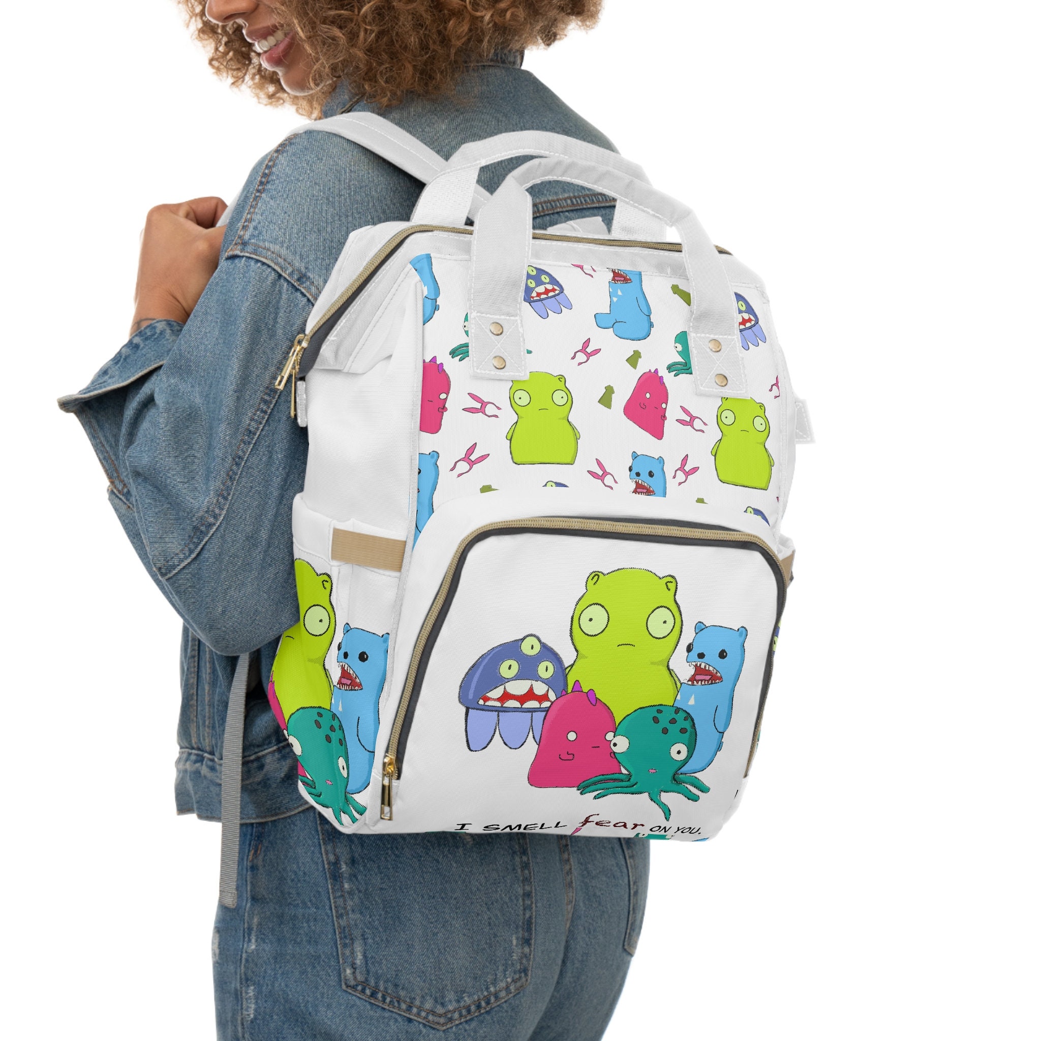 Kuchi Kopi Bobs Burgers Backpack Diaper Bag, Louis Belcher Bag ...